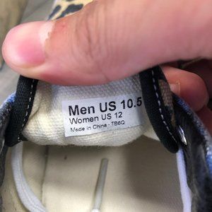 Vans | Shoes | New W Box Mens Van Doren Era Leopard Blue | Poshmark